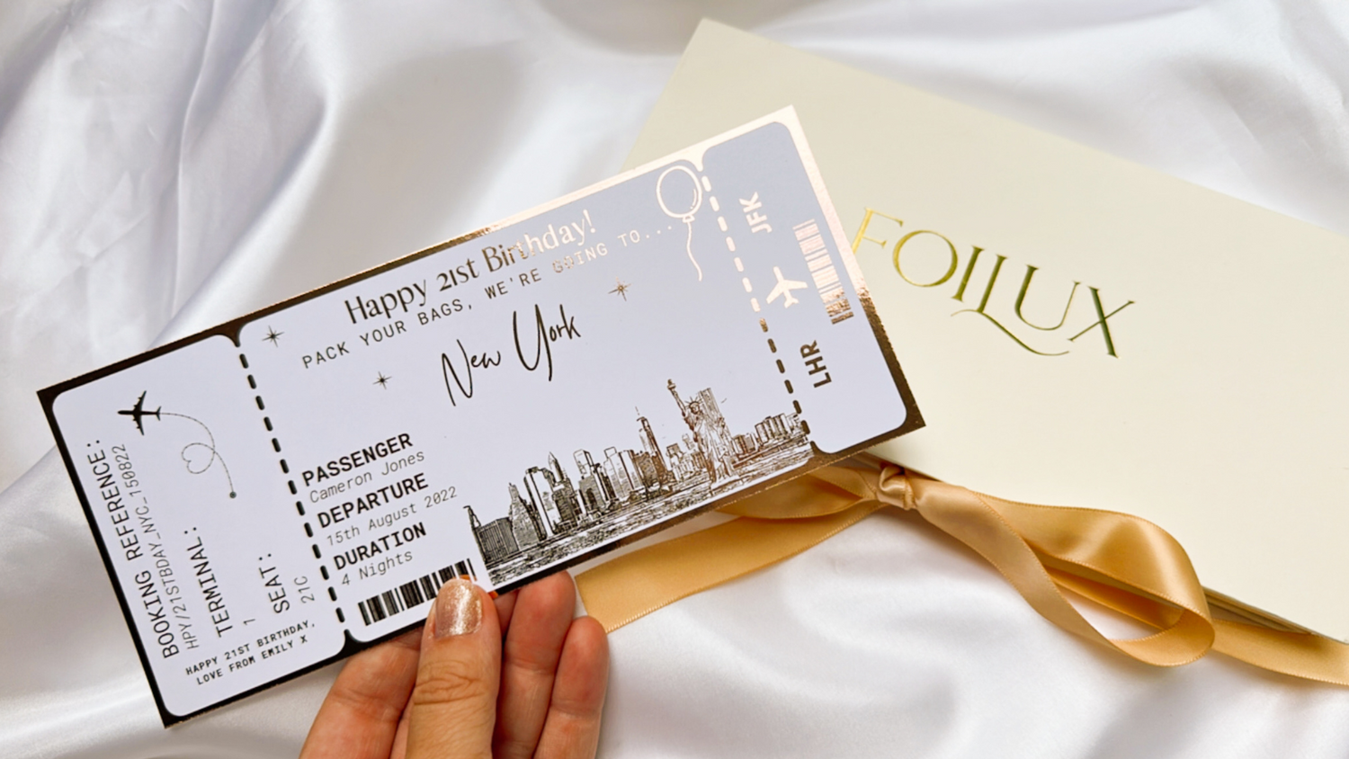 The Art of Gifting Experiences: Why Foiled Gift Tickets Make Unforgett ...