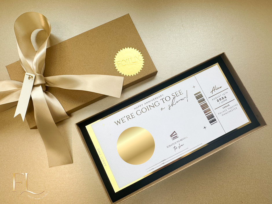 Fully Personalised Foil Tickets – Foilux